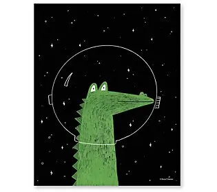 COURTSIDE MARKET Space Buddy Ii 16x20 Canvas