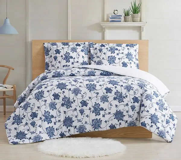COTTAGE CLASSICS Estate Bloom 3-piece King Comf Orter Set