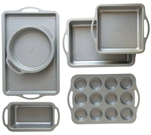 NORDICWARE Treat Nonstick Bakeware Set/6