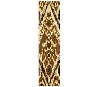 SAFAVIEH Capri Collection Ikat 2'3' X 9' Wool A Nd Viscose Rug