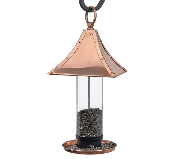 GOOD DIRECTIONS Palazzo Bird Feeder Polished Copper Good D Irections