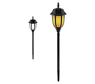 TECHKO Solar Garden & Walkway Led Light Amber Or White Light