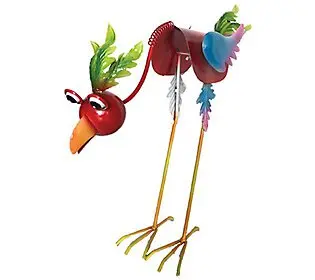 SANTA'S WORKSHOP Swi 18.5' Iron Red Jungle Bird