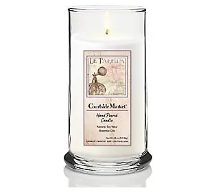 COURTSIDE MARKET Floral Perfume Status Candle G Lass 18 Oz