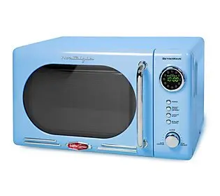 NOSTALGIA Retro 0.7 Cubic Foot Countertop Micro Ave Oven
