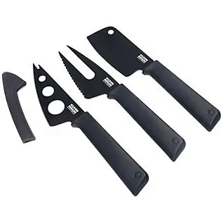 KUHN RIKON Colori Cheese Knife Set Graphite