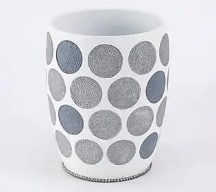 AVANTI LINENS Dotted Circles Wastebasket