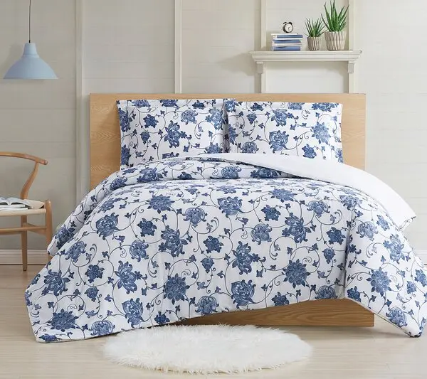 COTTAGE CLASSICS Estate Bloom 3-piece Full/quee N Comforter Se