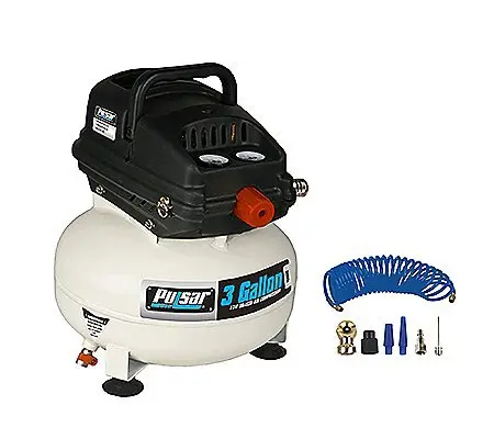 PULSAR PRODUCTS Pulsar 3-gallon Air Compressor With Air Hose & Accessories