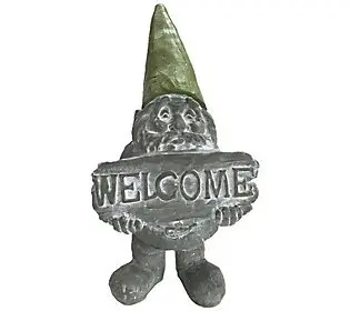 SANTA'S WORKSHOP Swi 12' Cement Welcome Gnome