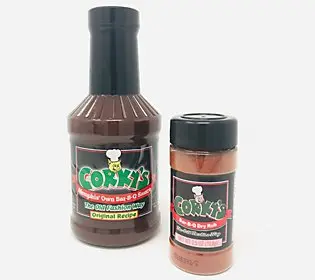 CORKY'S Original Bbq Sauce And Seasoning Set