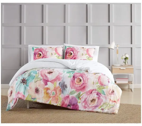 Christian Siriano Ny Spring Flowers 3-pc King C Omforter Set