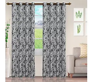 SUPERIOR Ghera Curtain Panel With Grommet Top H Ader, 52 X 96