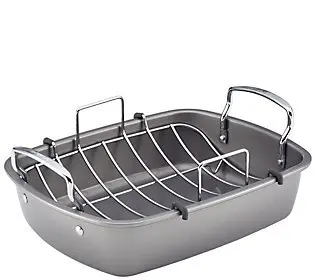 CIRCULON Nonstick Roaster With Rack, 17' X 13