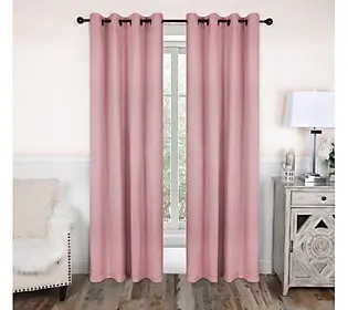 SUPERIOR Solid Insulated Blackout Grommet Curtain, 52'x84