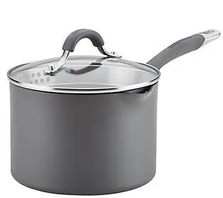 CIRCULON Radiance Sauce Pan With Straining Lid, 3qt