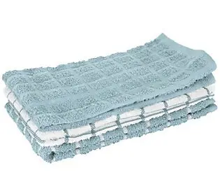 RITZ Set Of 3 Terry Check Kitchen Towels
