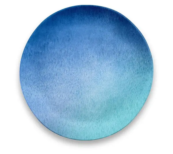 TARHONG Oceanic Set Of 6 10.5' Ombre Dinner Pla Tes
