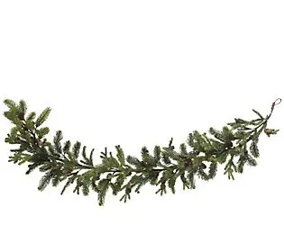 NEARLY NATURAL 60' Pine & Pinecone Garland By