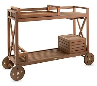 PLOW & HEARTH Claremont Bar Cart By