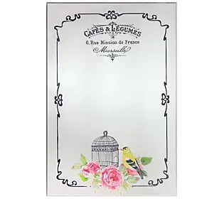 INFINITY Instruments 23.5' Decorative Wall Mirr Or Silver