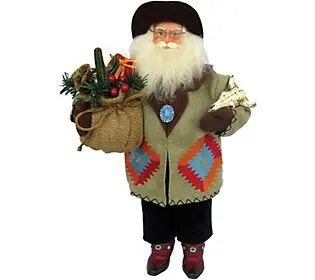 SANTA'S WORKSHOP 18' Southwestern Santa By
