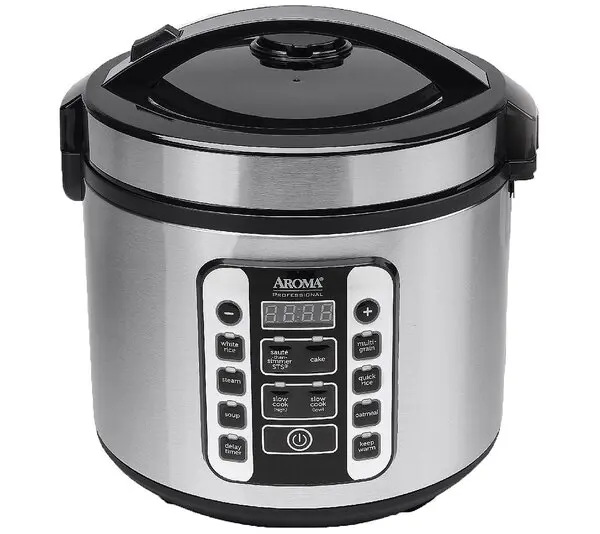 AROMA Digital Cool-touch Rice Cooker & Food Ste Amer