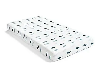 LUSH DECOR Hello Spud Narwhal Cotton Fitted Crib Sheet