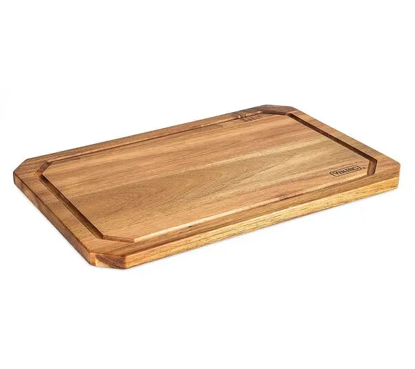 VIKING Acacia Wood Carving Board With Juice Gro Ove