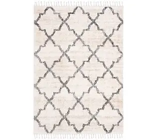 SAFAVIEH Berber Fringe 627 Collection Shag 9' X 12' Rug