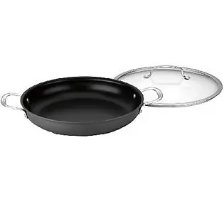 CUISINART Contour Hard-anodized 12 Pan With Glass Lid