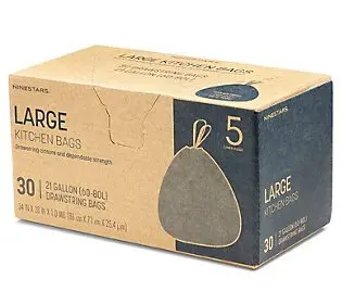 NINE STARS Ninestars 21 Gal. Extra Strong 30 Ct. Trash Bag