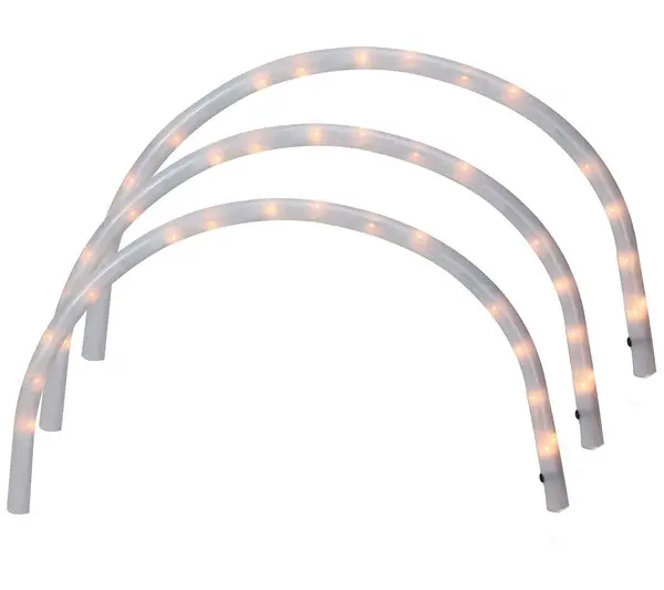 NORTHLIGHT Lighted Christmas Arch Pathway Marke Rs Set Of 3