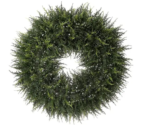 VALERIE PARR HILL 24' Natural Touch Cedar Wreath Valerie