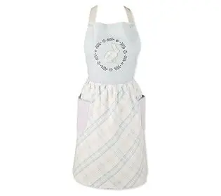 DESIGN IMPORTS Cottontail Farmhouse Embellished Apron