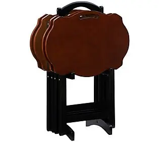 POWELL Home Fashions Set Of Four Fitzroy Tray T Ables
