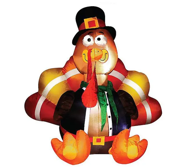JOIEDOMI 6 Ft Gobbles The Turkey Inflatable