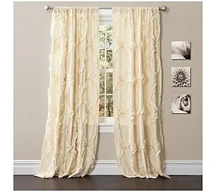 LUSH DECOR Avon Single 54'x95' Window Curtain Lush Deco R