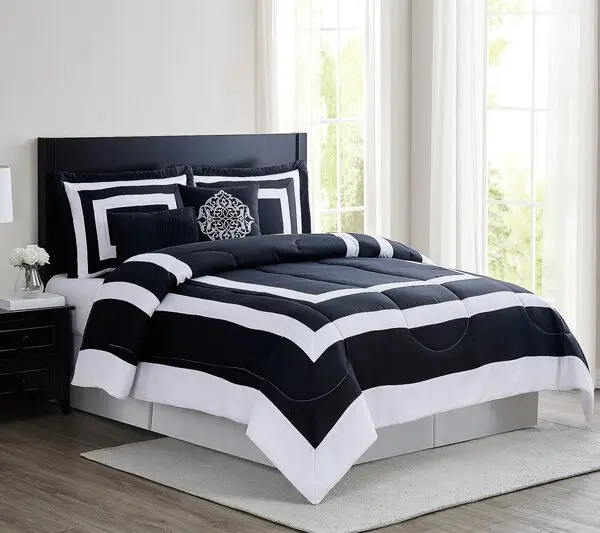 London Fog Raynes Hotel Full/queen Comforter Se T