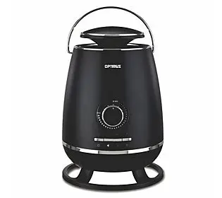 OPTIMUS Portable 360 Surround Ceramic Heater Wi Th Thermostat