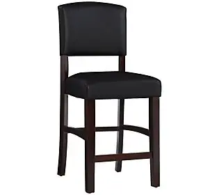 LINON Home Ronin Kitchen Counter Stool W/ Padde D Back & Seat