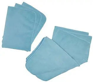 DON ASLETT S 6 Piece Premium Microfiber Towels Ith Satin Trim