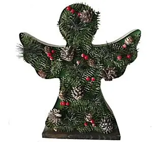 FRASER HILL FARM 15' Tall Angel-shaped Metal Fr Ame With Pin