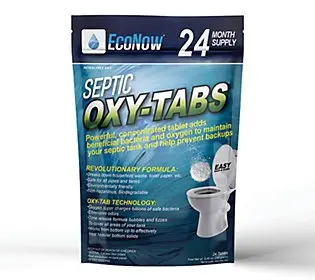 ECONOW 24 Septic Oxy-tabs Professional Septic T Ank Treatment