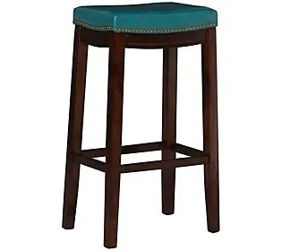 LINON Home Brenner Backless Padded Seat Bar Sto Ol