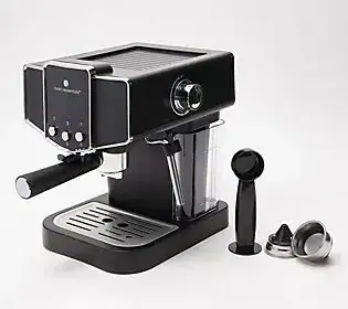 Cook'S Essentials 15-Bar Pump Espresso Maker With Frother - One-Color ...