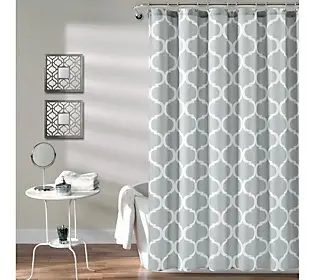LUSH DECOR Geo 72' X 72' Shower Curtain By