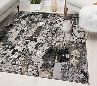 RUGS AMERICA Astor Ad40 Transitional Abstract 5'x 7' Area Rug