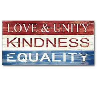 COURTSIDE MARKET Love And Unity 24' X 48' Canva S