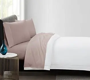 Vince Camuto 400tc Percale Full 4 Piece Sheet S Et